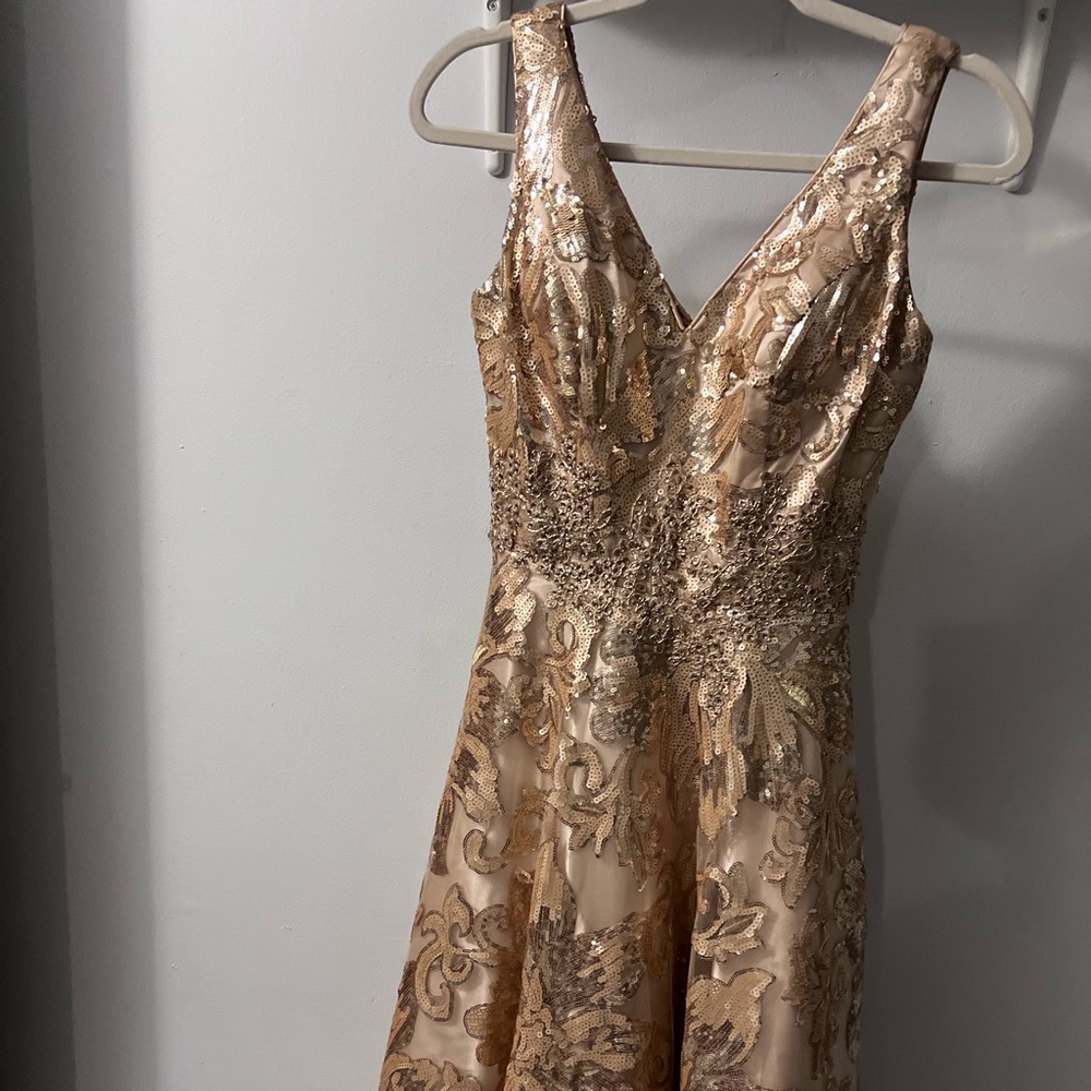 Golden Prom Dress - Gem